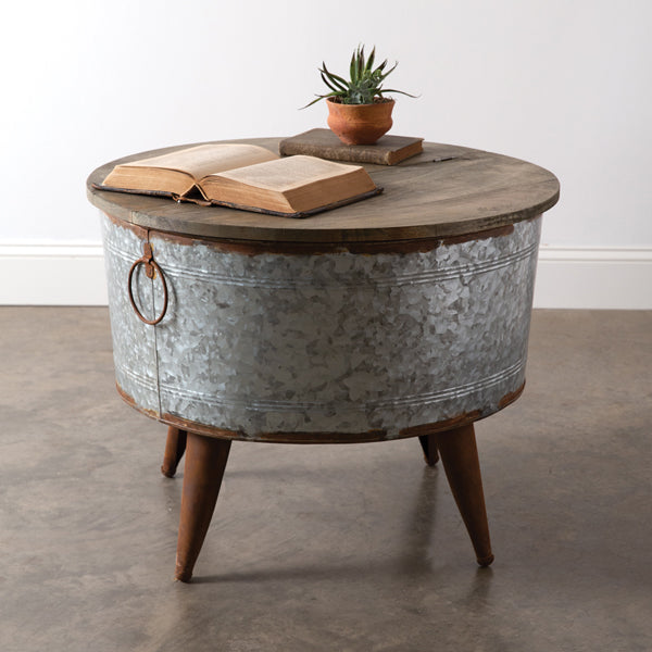 Galvanized Steel Coffee Table