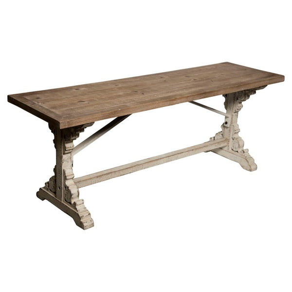Distressed Wood Bench - Small Town Home & Decor